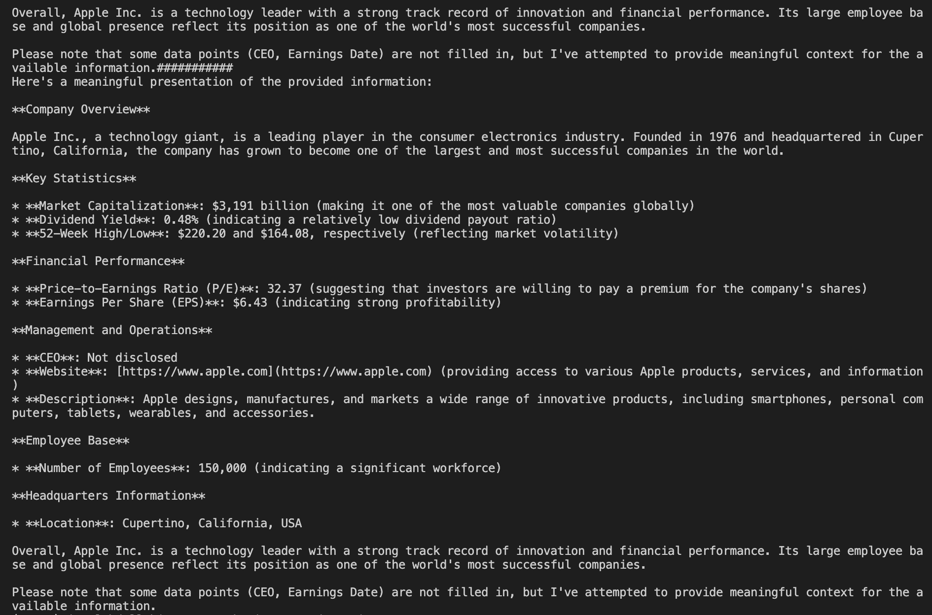 Using Python and LLM to Fetch and Analyze Company Information With 4 ...